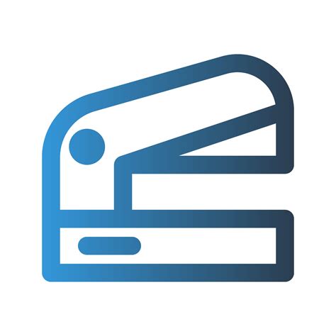 Staples Outline Icon With Gradient Colors Suitable For Interfaces
