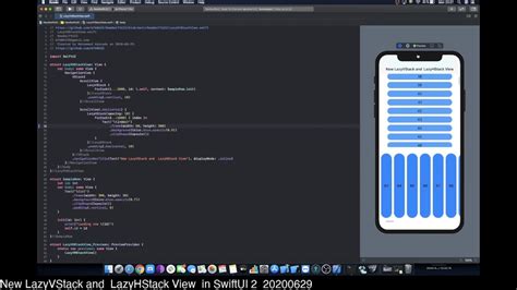 New LazyVStack And LazyHStack View In SwiftUI 2 20200629 YouTube