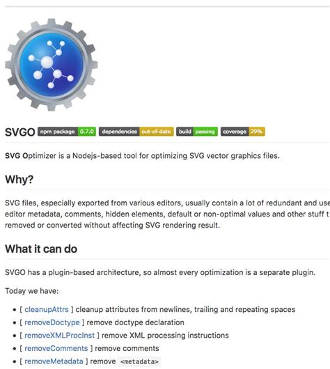 Svgsvgo Svg Optimizer Is A Nodejs Based Tool For