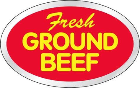 Foil Fresh Ground Beef Label Fresh Ground Beef Stickers