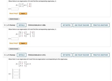 solved show that v is an eigenvector of a and find the