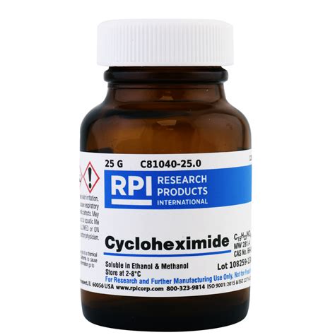 C81040 250 Cycloheximide 25 Grams