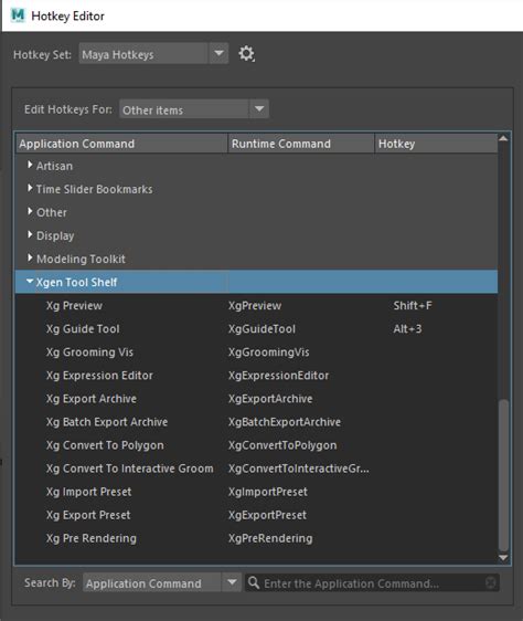 Xgen Mel Commands For Hotkeying Autodesk Community