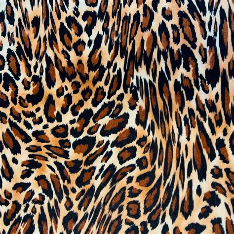Snow Leopard Print Stretch Velvet Dance Apparel Costume Fabric Sold