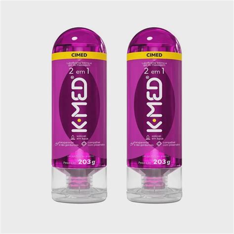 Kit 2 Gel Lubrificante Íntimo K Med 2 Em 1 203g Cada Em Promoção