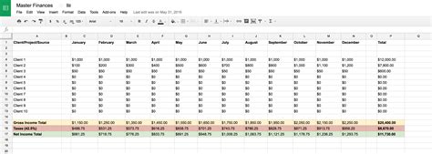 Google Finance Spreadsheet Within Master Financial Spreadsheets Products Matt Olpinski Ui Ux