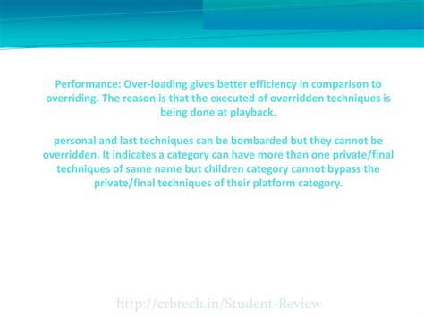 What Is Method Overloading And Overriding In Java Pptx Programming