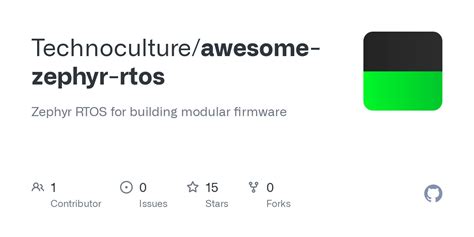 Github Technocultureawesome Zephyr Rtos Zephyr Rtos For Building Modular Firmware