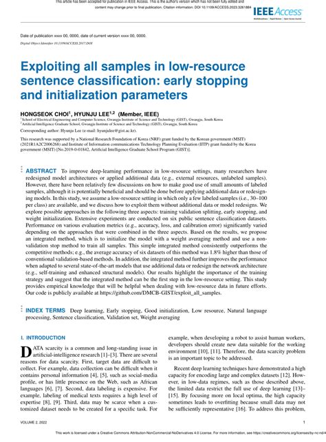 Pdf Exploiting All Samples In Low Resource Sentence Classification