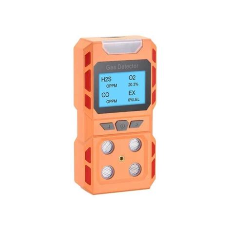 Industrial Gas Leaking Detector Rechargeable Portable 4 Gas Analyzer