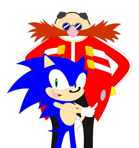 Sonic And His Arch Nemesis Eggman By Hritz123 On Deviantart