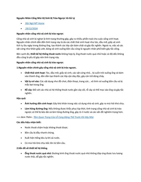 PPT Nguyên Nhân Cống Nhà Vệ Sinh Bị Trào Ngược Và Xử Lý PowerPoint Presentation ID 13838540