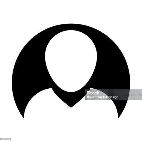 플랫 컬러 문양 그림에서 사용자 아이콘 벡터 남성 사람 기호 프로필 아바타 로그인 감독에 대한 스톡 벡터 아트 및 기타 이미지