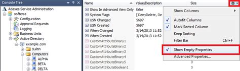 Display Customattribute In The Admin Console Adaxes Qanda