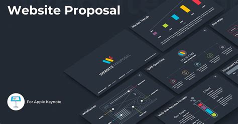 Шаблон Keynote для предложения веб сайта Шаблоны презентаций Envato Elements