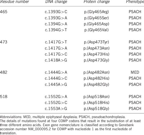 Multiple Mutations In Individual Codons Download Table
