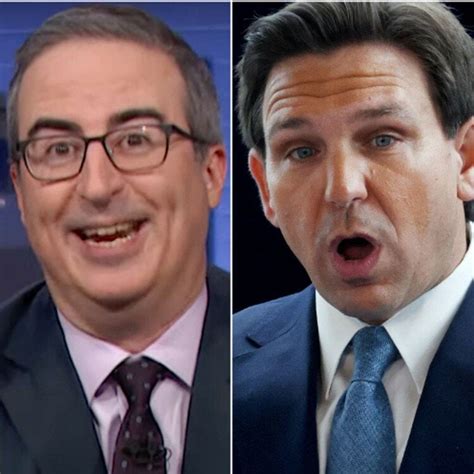 Wow John Oliver Exposes The Most Bizarre Ron Desantis Story Of All