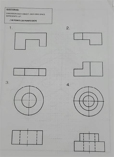 Solved Question 2 Dimension Each Object Each Grid Space