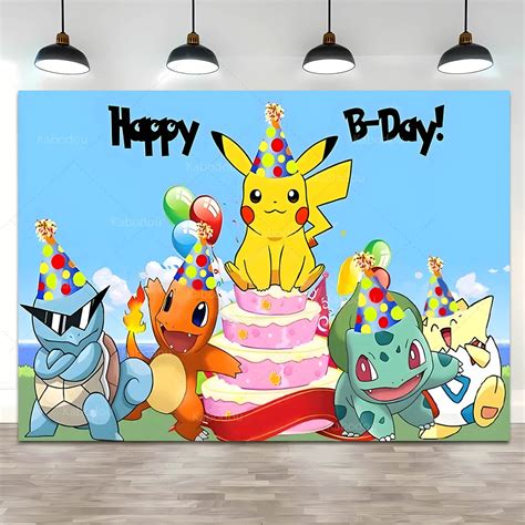 Fondo De Fiesta De Feliz Cumpleaños Para Niños Cartel De Vinilo Para