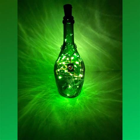 T Glass Bottle Lights At Carole Alden Blog