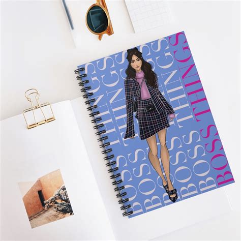 Preppy Boss Babe Notebook Etsy