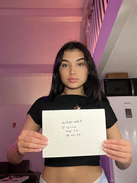 Verification Post 20f R Selfie