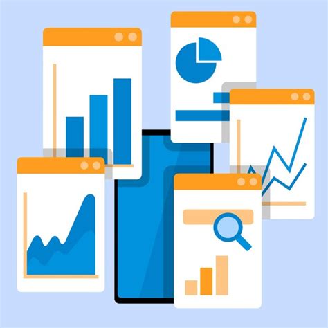 Premium Vector Smartphone Data Internet Service Flat Design Icon Drawing