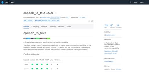 Best Flutter Voice Assistant TTS STT And ASR Packages