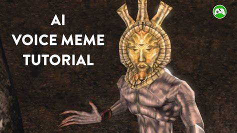 Dagoth Ur Voice Ai Meme Tutorial How To Youtube