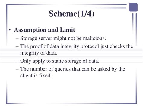 PPT Data Integrity Proofs In Cloud Storage PowerPoint Presentation Free Download ID 4732046