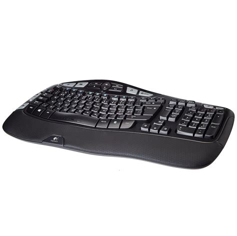 Logitech K350 Wave Ergonomic Wireless Keyboard Open Box Tech Titan