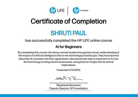 Ai Artificialintelligence Learningjourney Hplife Onlinecourse