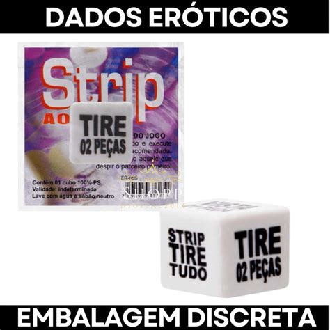 Dados Eróticos Strip Tease Jogo Erótico Para Casal Namorados Diversão