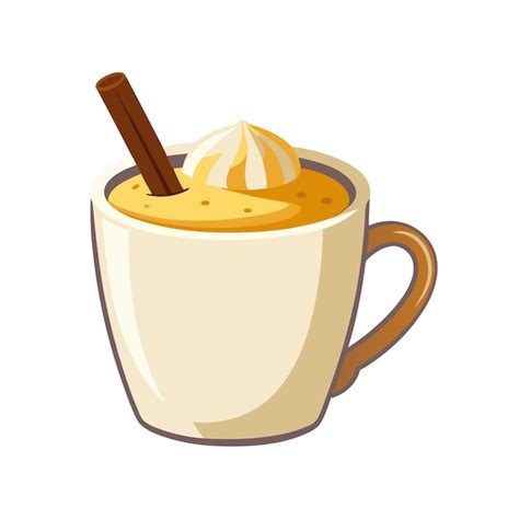 바닐라 아이스크림 한 잔과 함께 나무 가락 프리미엄 Ai 생성 벡터