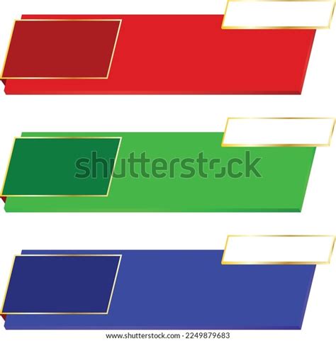 Lower Third Box Style Clipart Vector Stock Vector Royalty Free Shutterstock