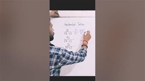 Factorial Trickfactorial Short Trick 😸maths Shorts Youtube