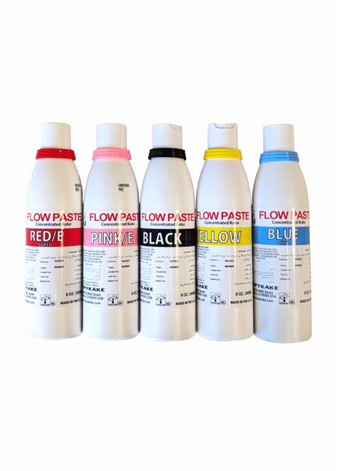 Kopykake Flow Paste 240ml Essential Pack Of 5 Bakers Village Store