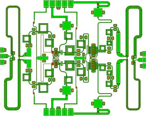 Figure 1 From A Push Pull 612ghz Gan Dual Stage Mmic Pa With Capacitive Cross Coupling