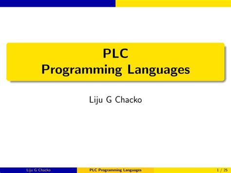 Plc Programming Introduction Pptx