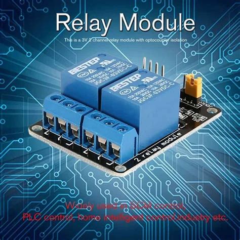 BESTEP 2 Channels 3V Relay Low Level Module Trigger With Optocoupler RoboticsDNA