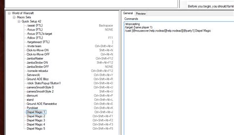 Dispel Macro Hotkey Setup Advice On Clean Setup Needed