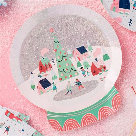 Christmas Disposable Paper Dinnerware Sets Ltd Commodities