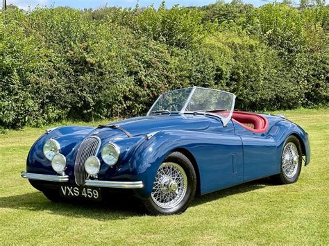 1954 Jaguar Xk120 Blue Manual 5 Speed Right Hand Drive In United