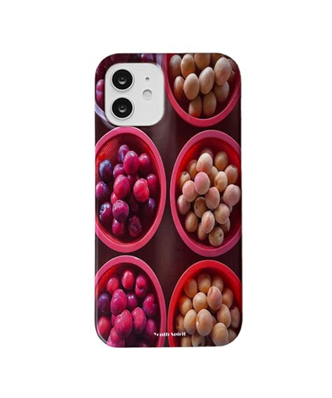 유스스피릿 무광 하드케이스 젤리 케이스 살구 과일 케이스 아이폰케이스 커플 우정 핸드폰케이스 갤럭시 아이폰 S24 Xr Xs 11 12 13 프로 미니