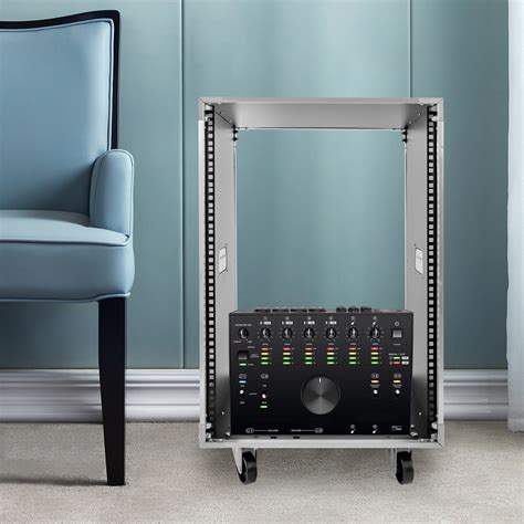 Used 19 Inch 16u Server Rack Open Frame Rolling Network Data Rack With