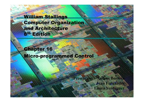 Microprogrammed Control In Computer Architecture