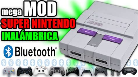 Controles Bluetooth En Super Nintendo Blueretro Simple Mundo Yakara