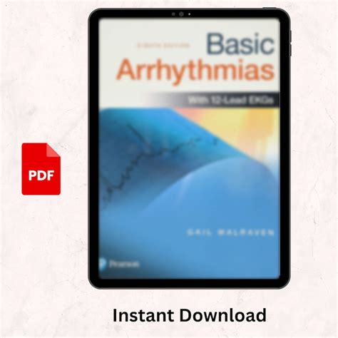 Basic Arrhythmias 8th Edition Instant Download Etsy