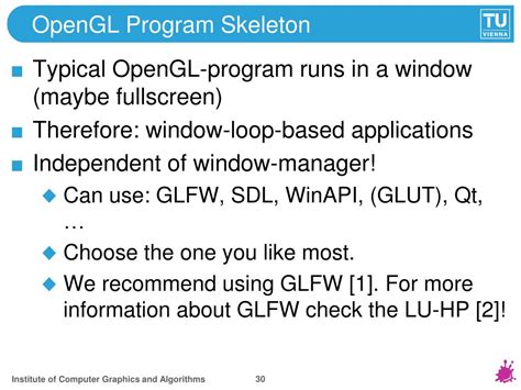 Ppt Introduction To Opengl 3x And Shader Programming Using Glsl