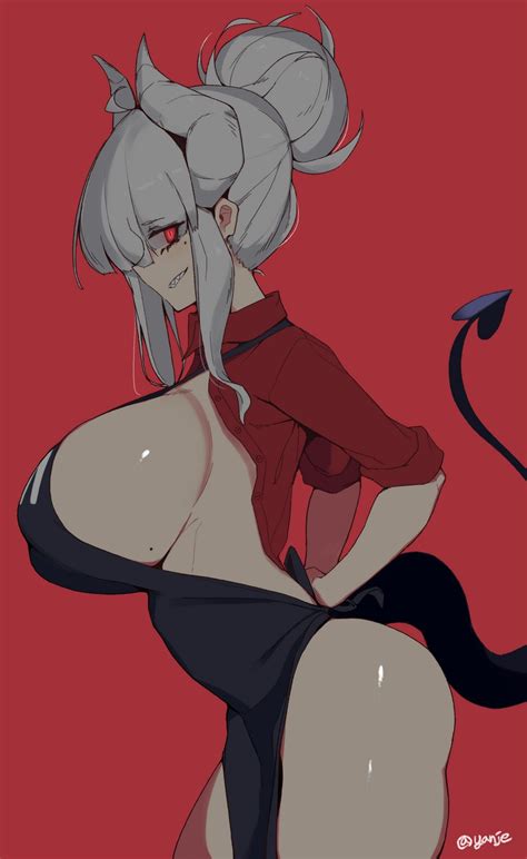 Lucifer Helltaker Drawn By Yanje Danbooru